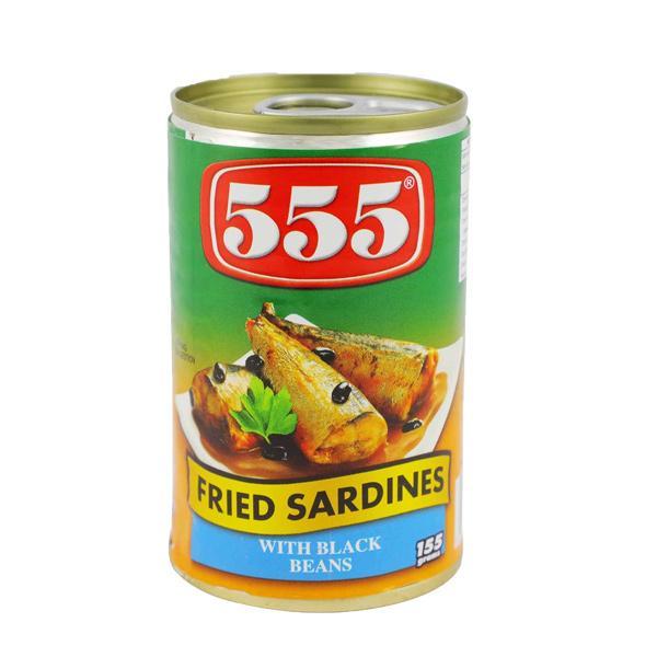 555 Fried Sardines w/ Tausi 5.5 oz – Asian Food Mart, Inc.